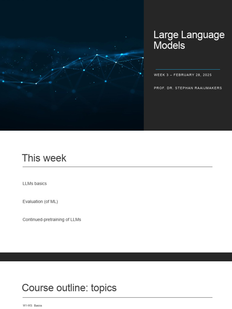 Ba LLMS W3 S2 2024 2025 | PDF | Receiver Operating Characteristic | Computational Neuroscience