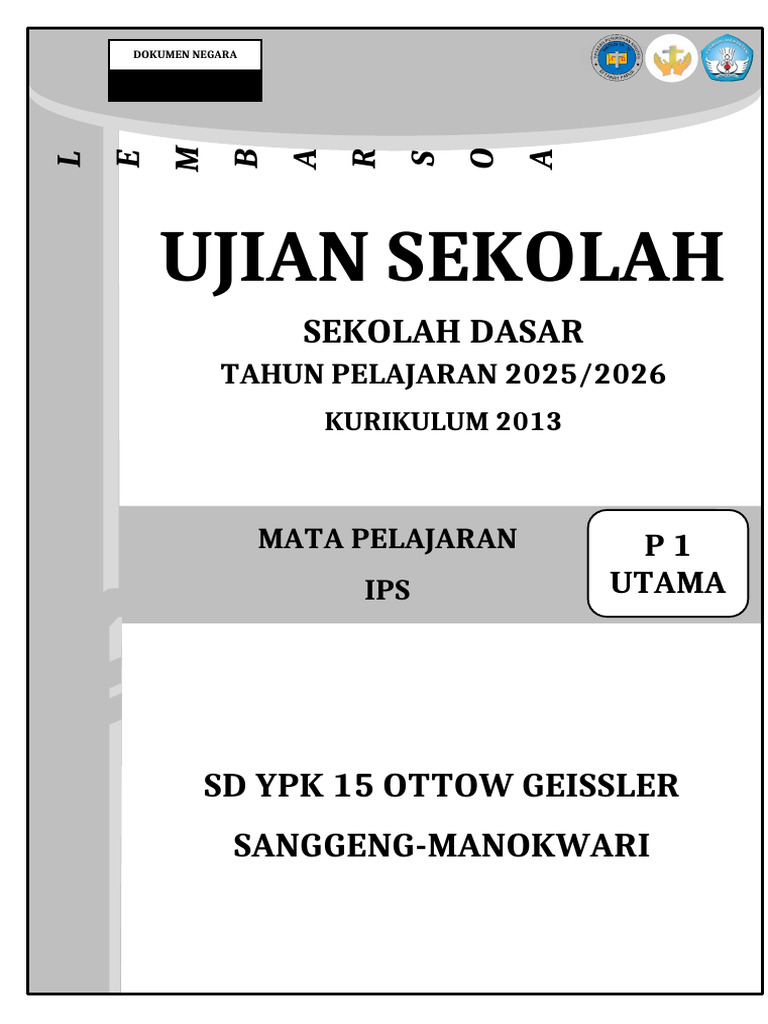 04.soal Mapel Ips | PDF