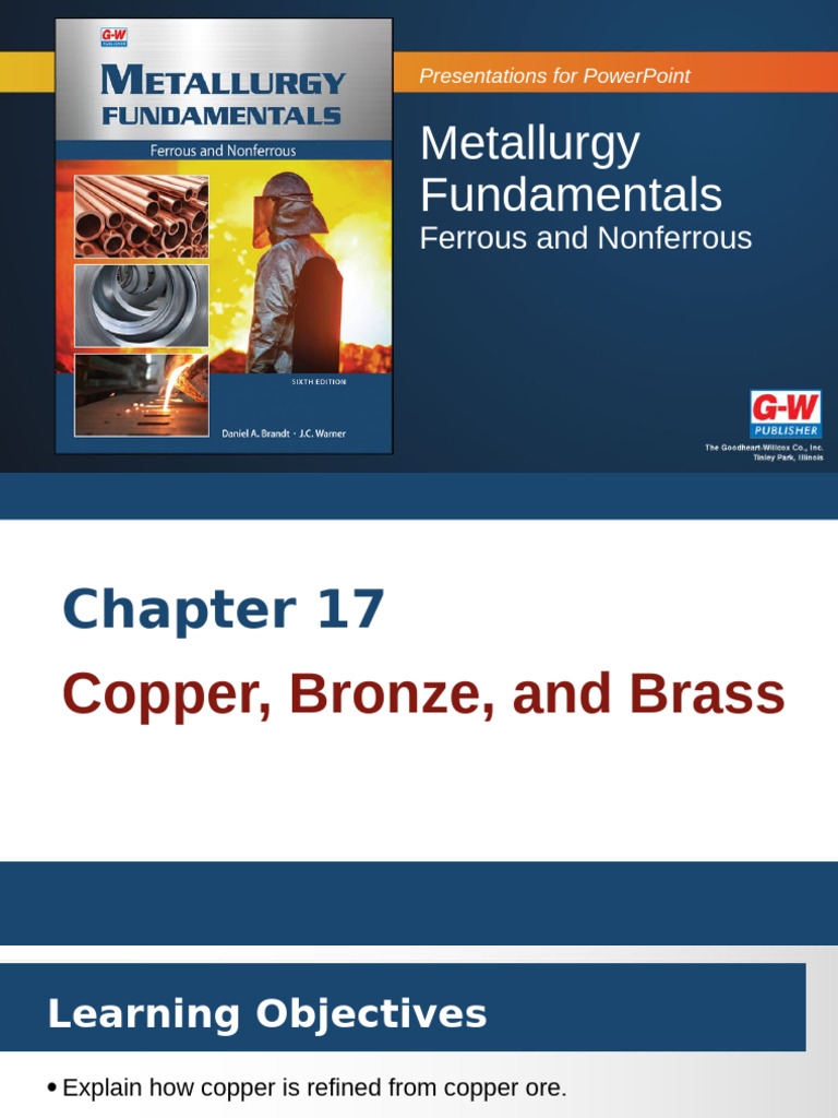 ch17_ch17_presentation | PDF | Copper | Bronze