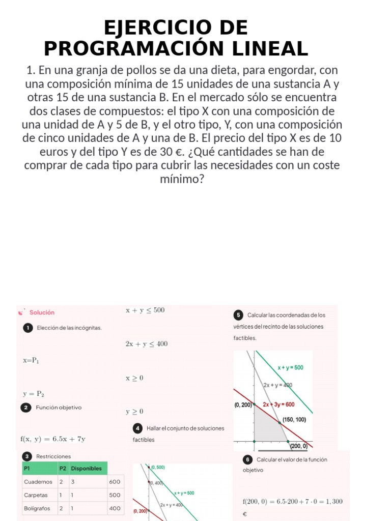 Ejercicio de PL | PDF