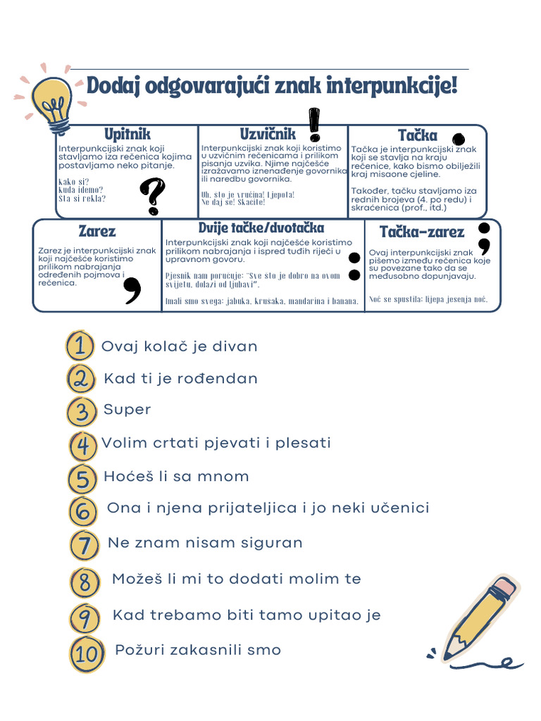 Interpunkcija | PDF