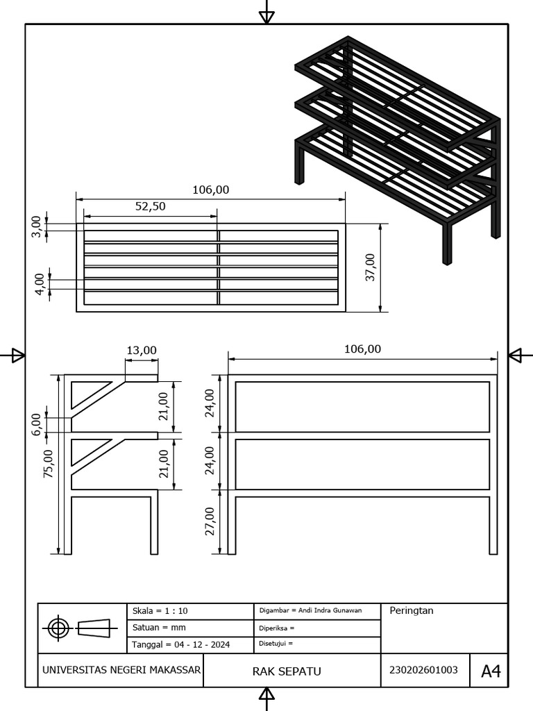 Projek Las Indraaa | PDF