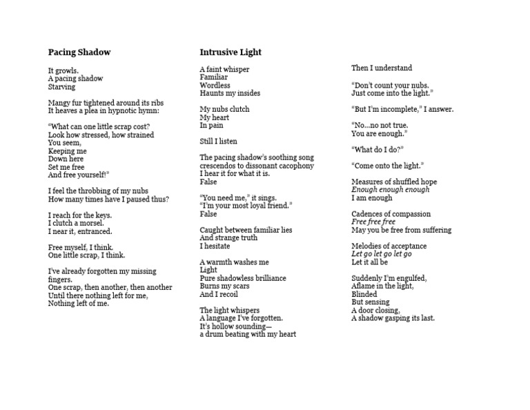 Embracing Light: A Journey to Freedom | PDF