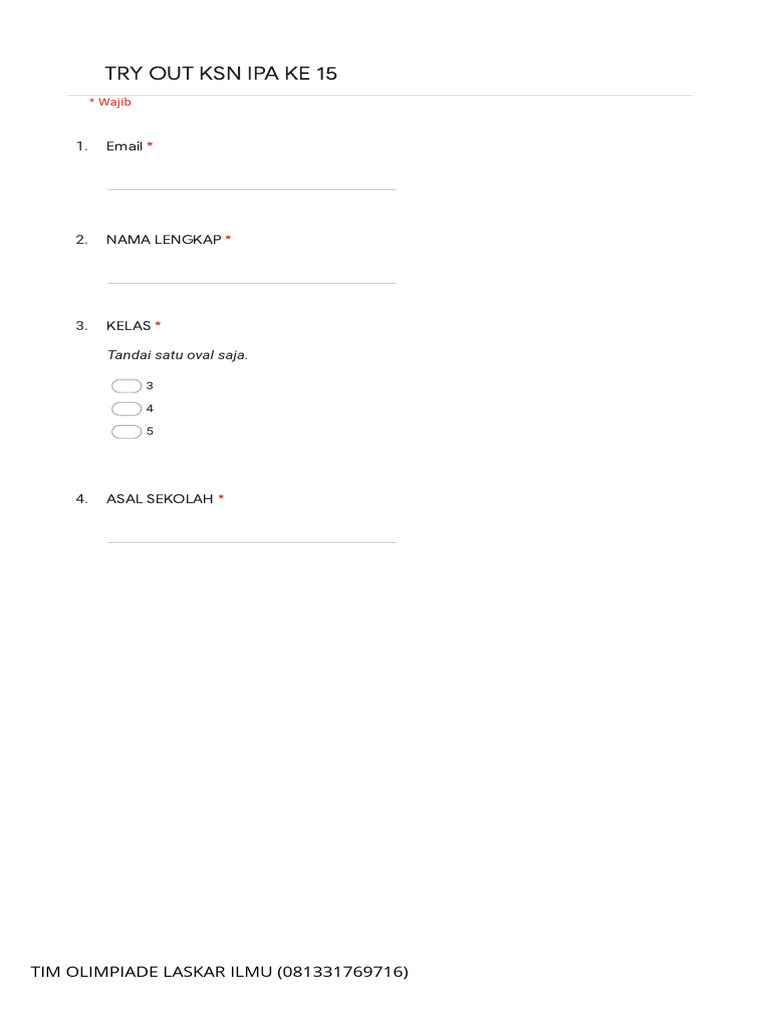 Soal Tryout Ipa 15 | PDF