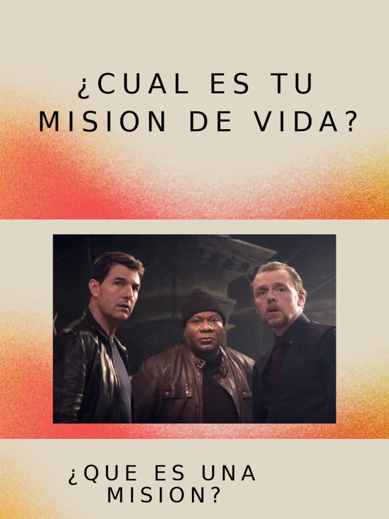 ¿Cual Es Tu Mision de Vida | PDF