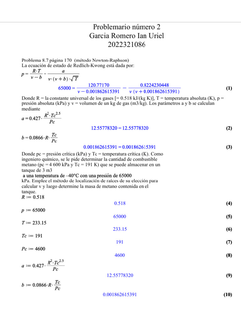 Problemario 2 GRIU | PDF
