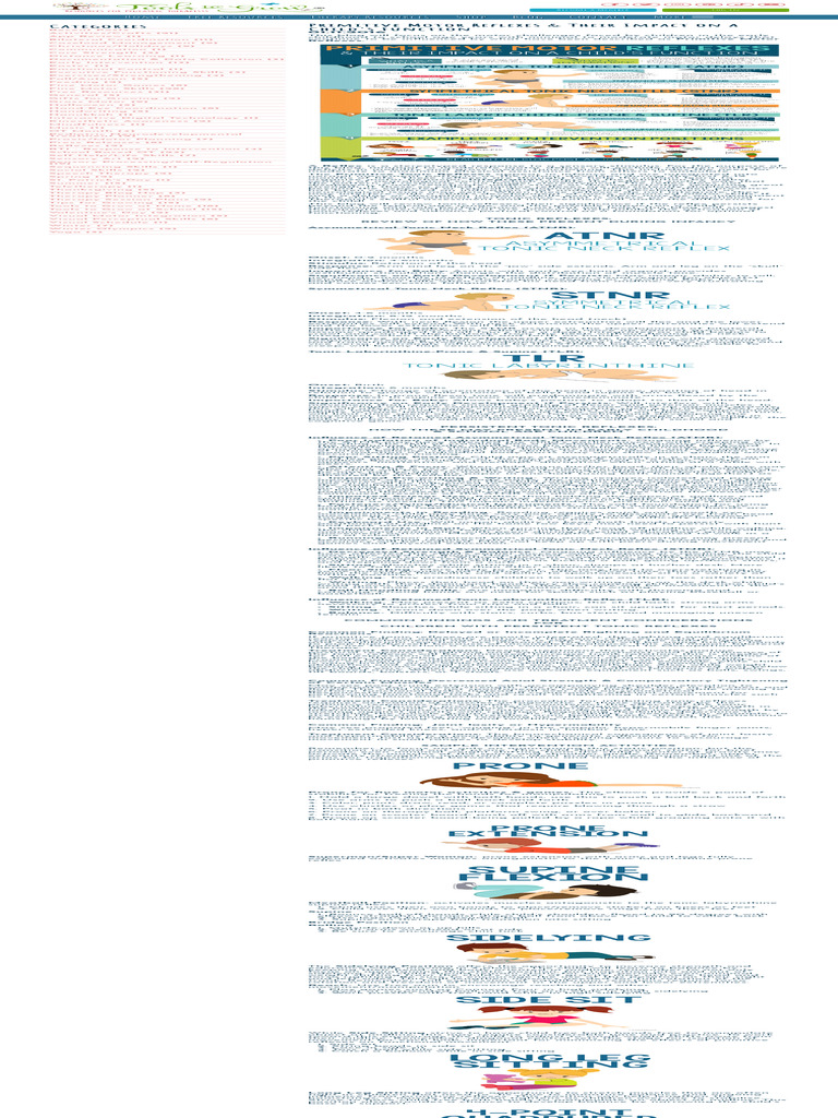 Primitive Motor Reflexes & Their Impact On A Child's Function - Blog ...