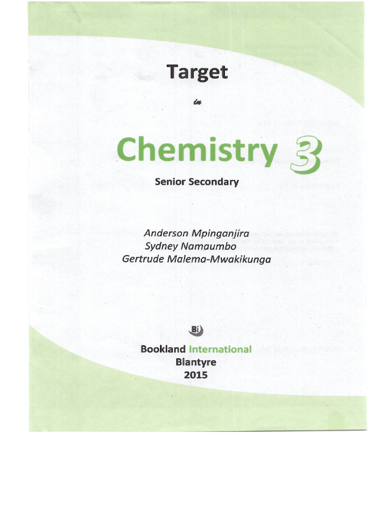 Chemistry 3 (Target) | PDF