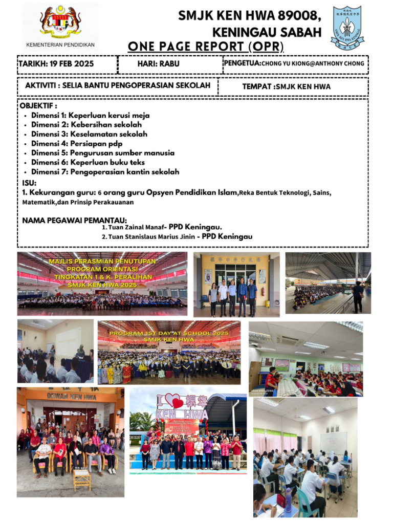 OPR SMJK KEN HWA | PDF