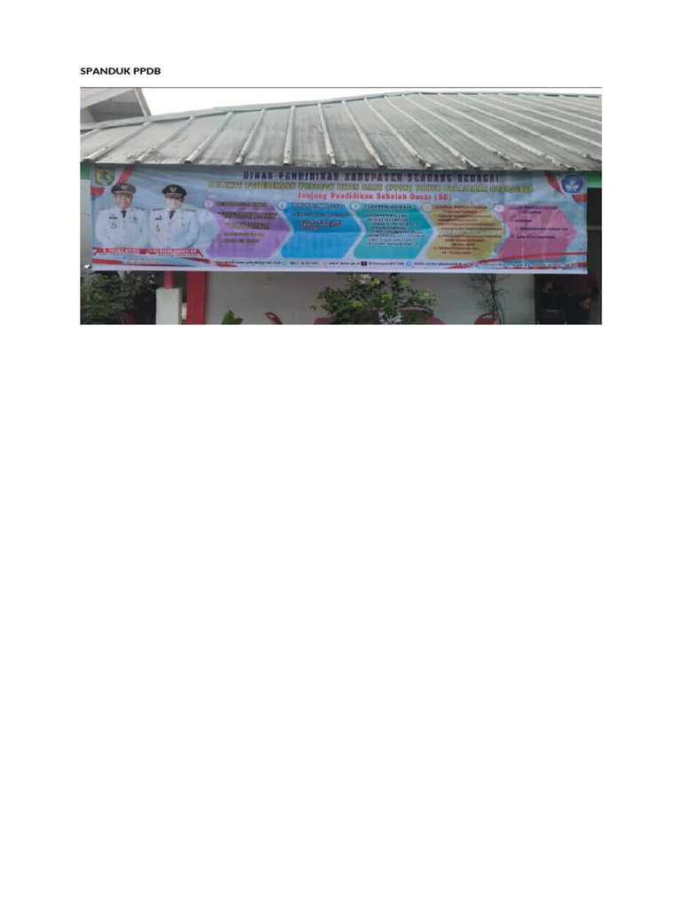 Spanduk PPDB | PDF