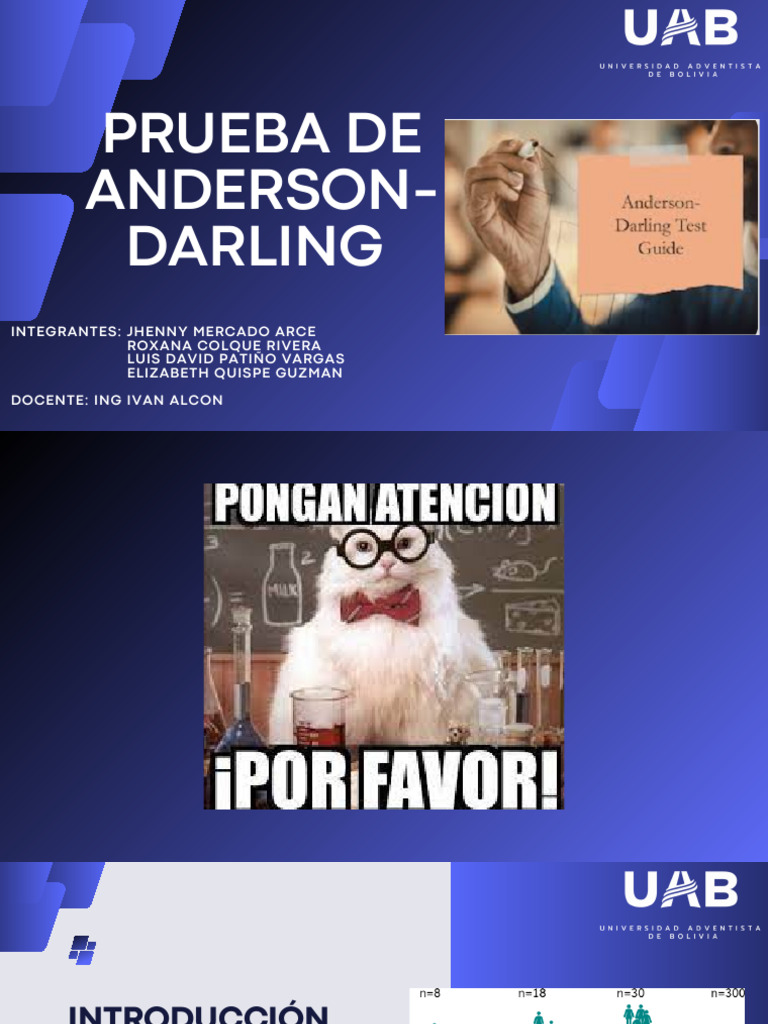 Prueba de Anderson-Darling | PDF