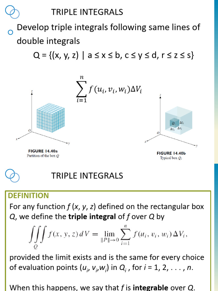 Week 6 - Triple Integrals | PDF | Sphere | Integral