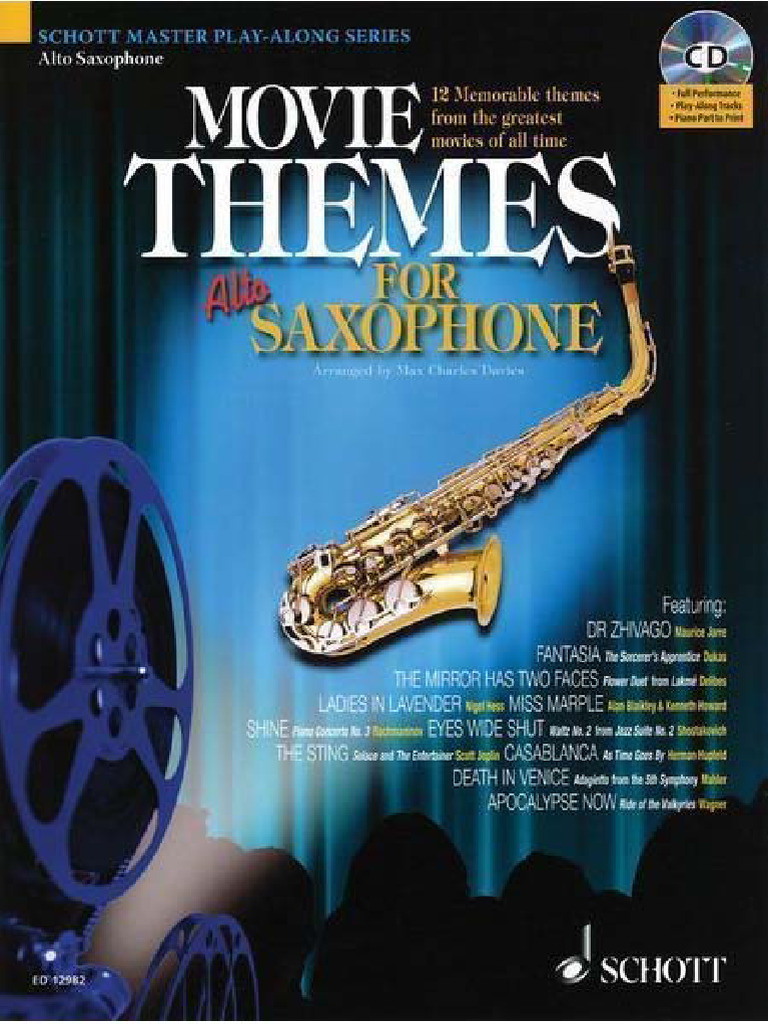 12 Movie Themes for Alto Saxophone | PDF