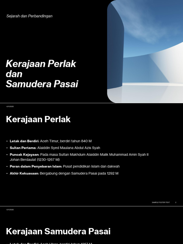 Kerajaan Perlak Dan Samudera Pasai | PDF