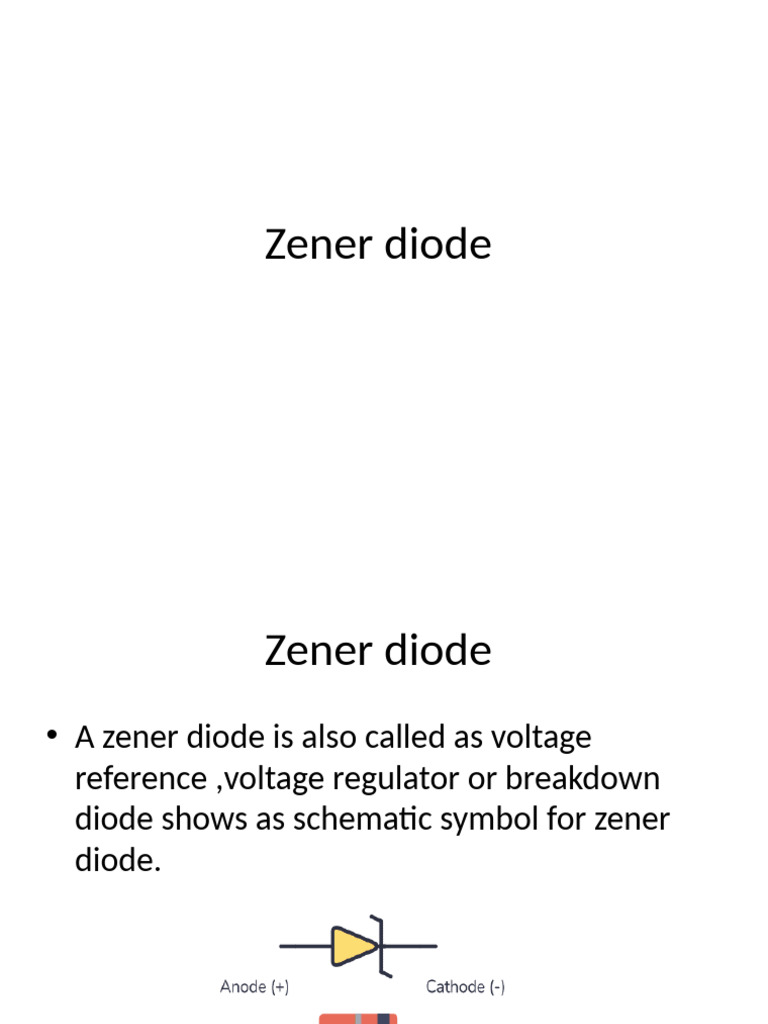 Zener Diode | PDF