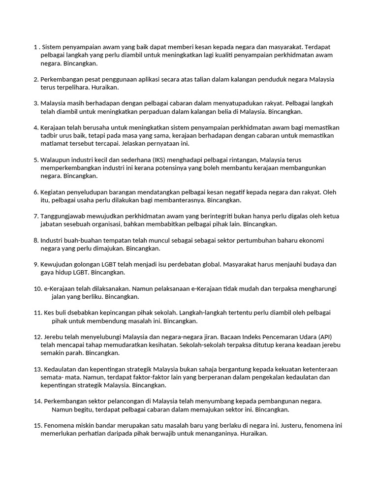 Analisis Esei Sem 1 | PDF