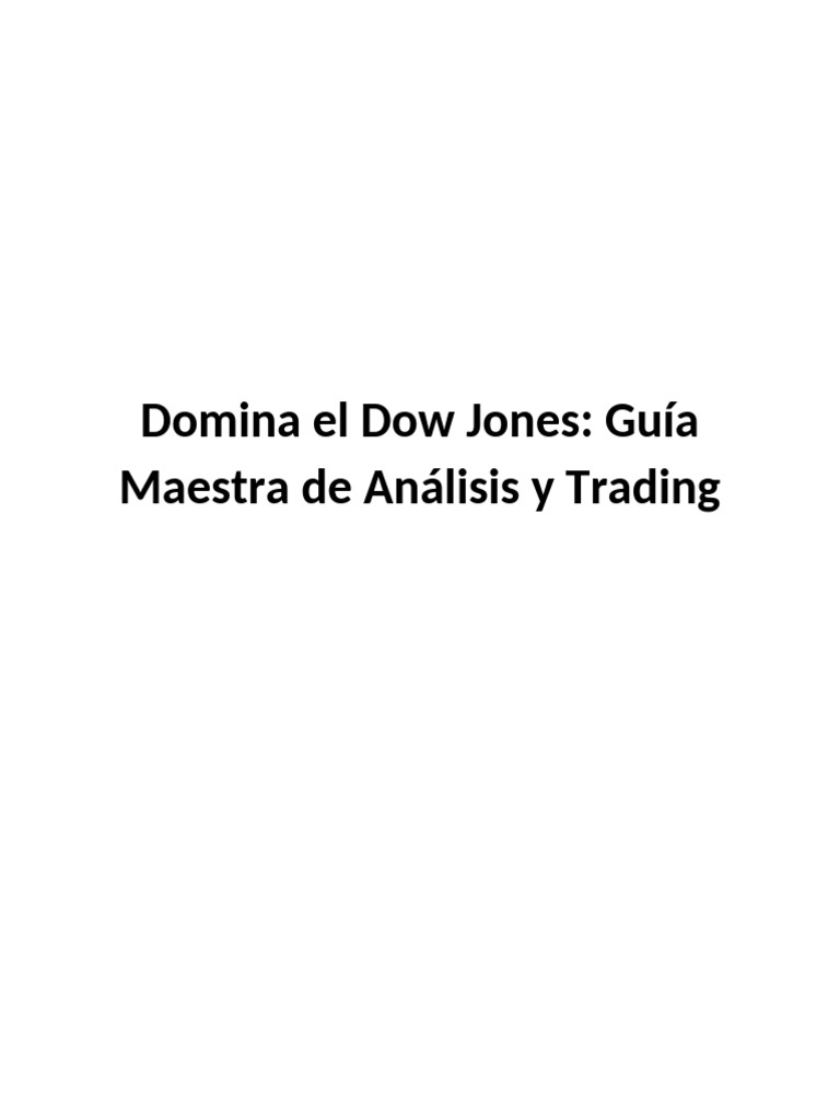 Domina El Dow Jones | PDF | Economias | Mercados financieros
