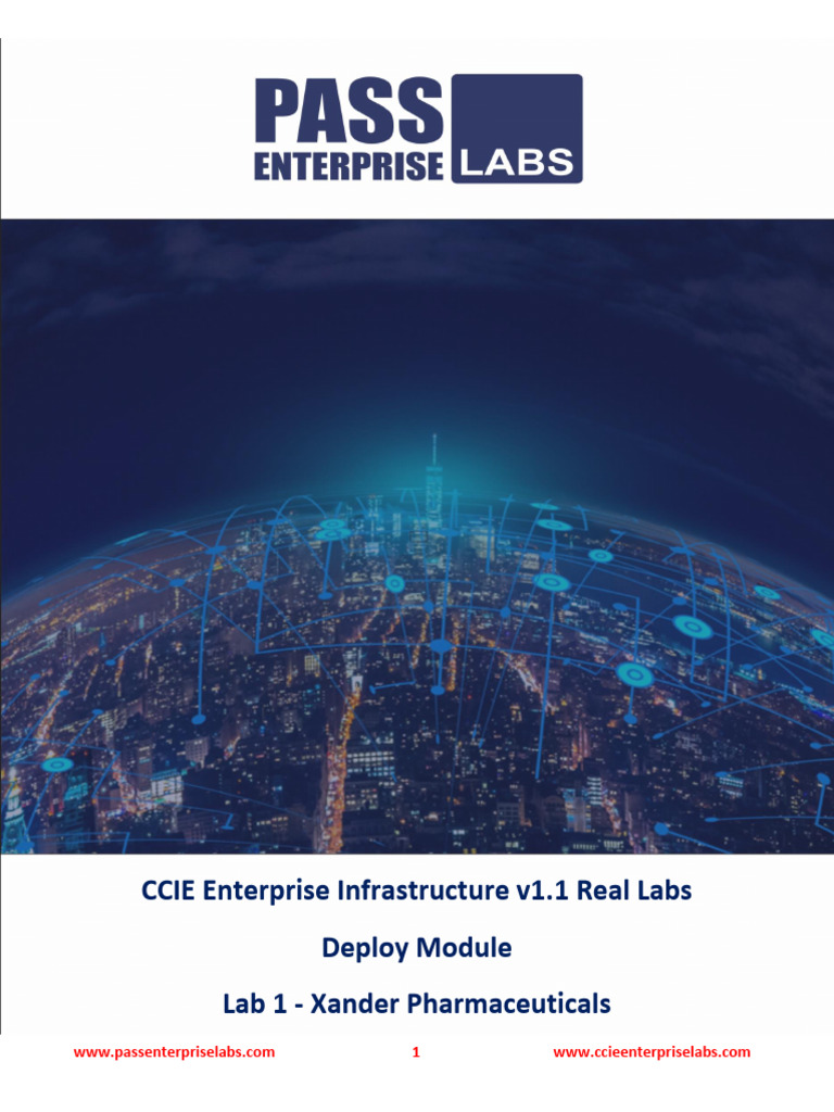 CCIE Enterprise Infrastructure Lab 1 | PDF | Computer Networking ...