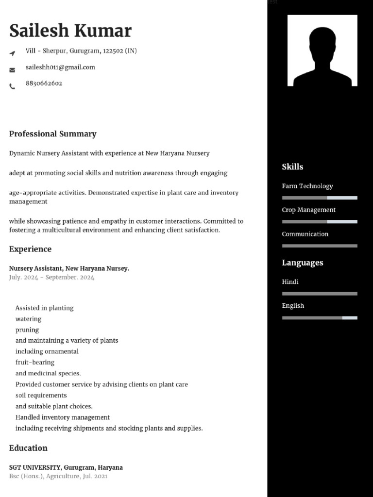 Sailesh Resume | PDF