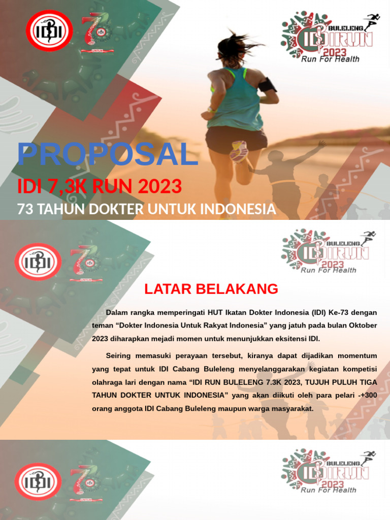 Proposal Idi Run | PDF