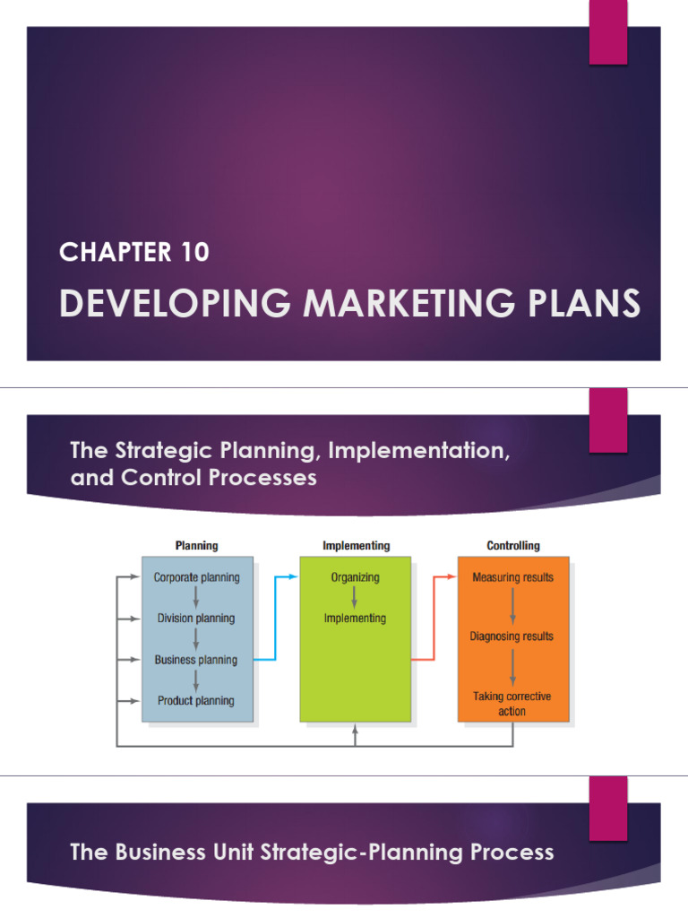 CHAPTER 10 - Developing Marketing Plan | PDF