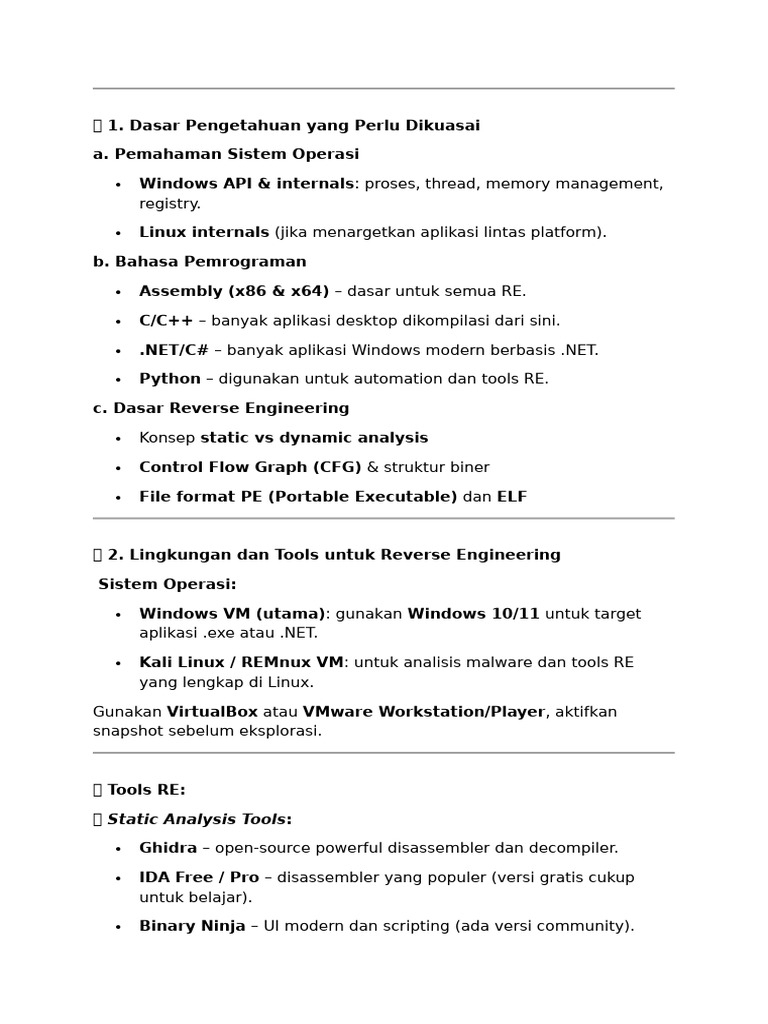 Reverse engineering part 1 | PDF