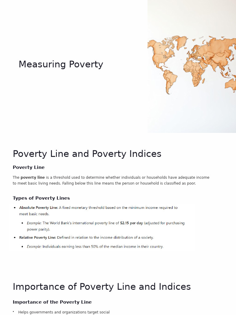 Understanding the Poverty Gap Index | PDF | Economic Indicators | Poverty