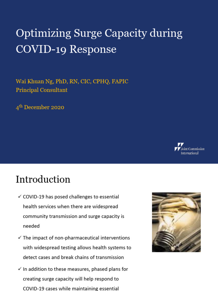 Optimizing Surge Capacity During COVID-19 Response (Indonesia NSC ...