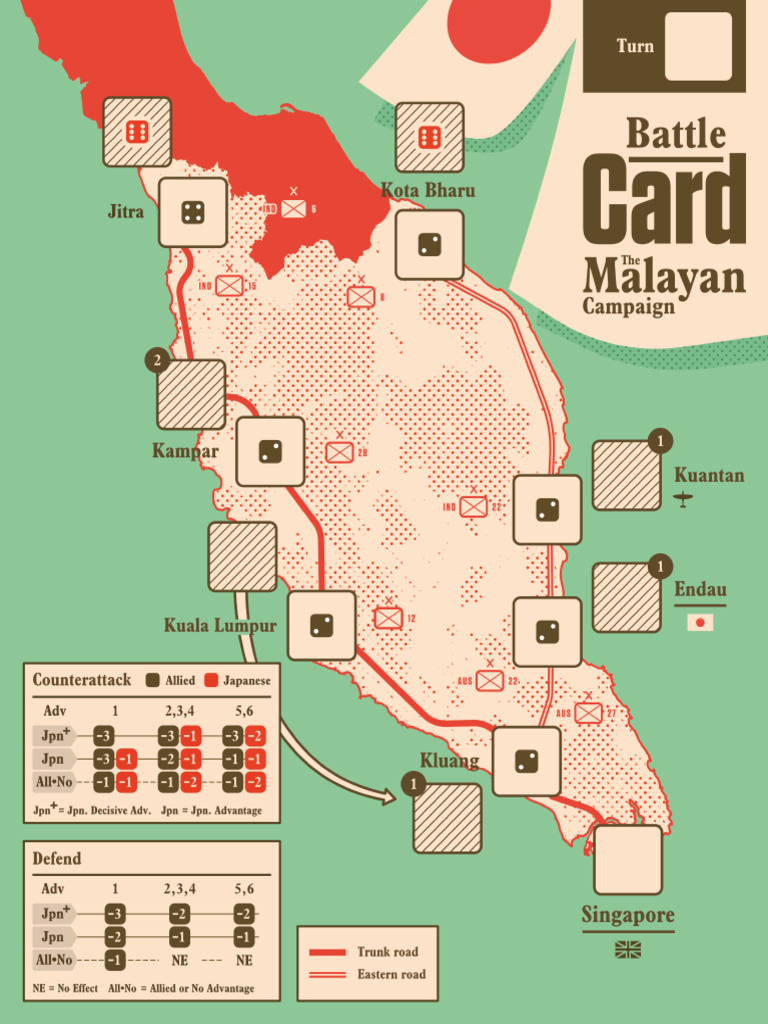BatCd 1 Malayan Campaign MAP v1 2 | PDF