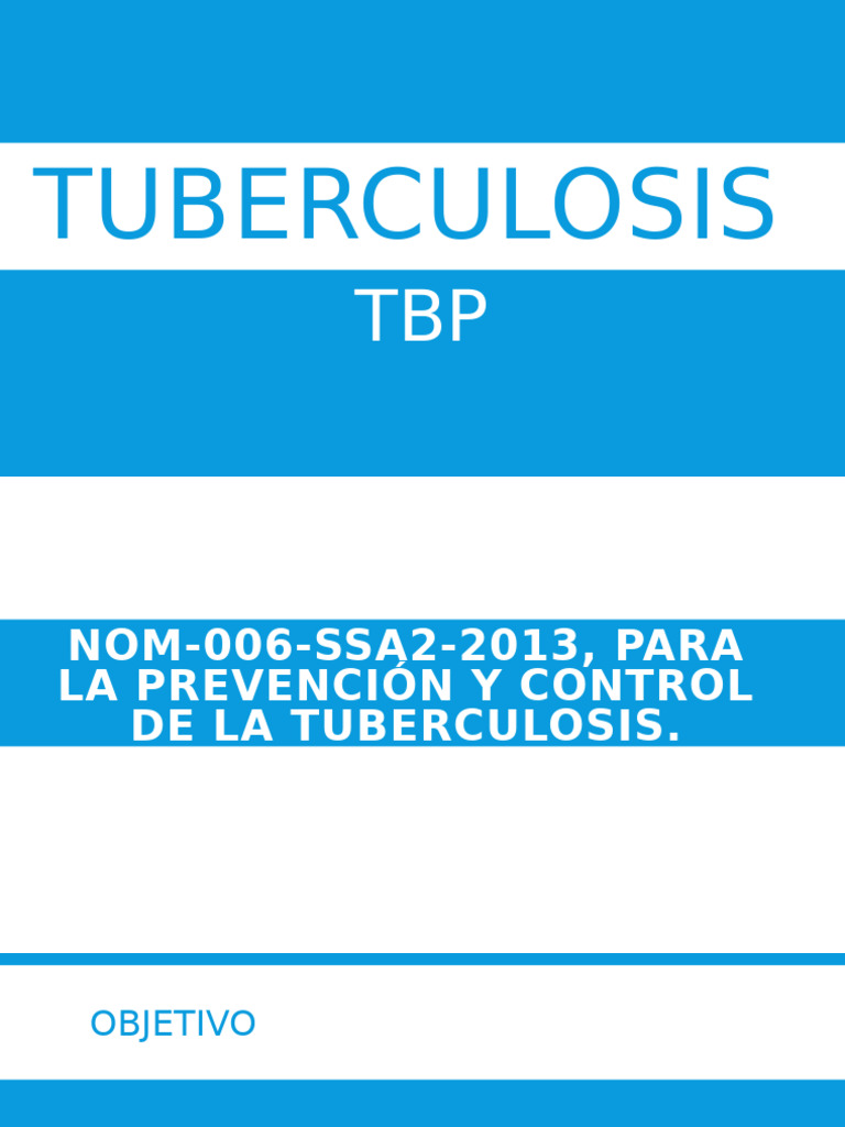 TBP Enfermeria Familiar | PDF | Tuberculosis | Infección