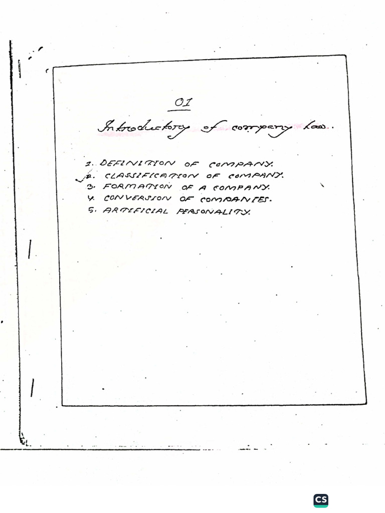 Company Sheet | PDF