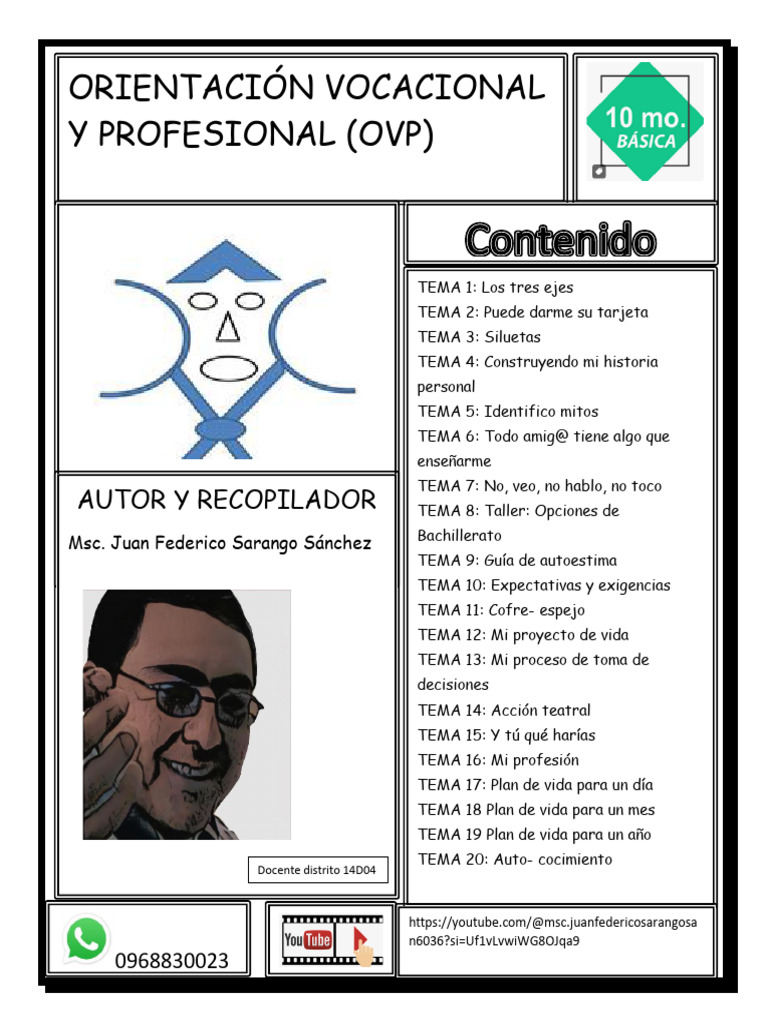 ORIENTACIÓN VOCACIONAL OVP 10mo | PDF | Toma de decisiones | Experiencia