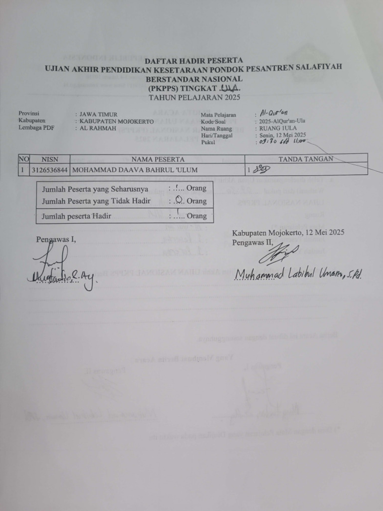 DH Al-Qur'an R1 U | PDF