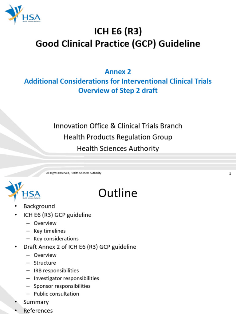 Ich E6 r3 Annex 2 - Overview of Step 2 Draft (22jan2025) | PDF ...
