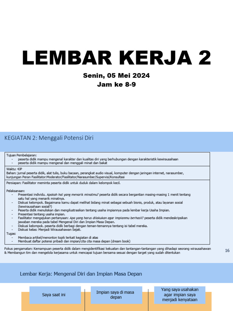 Lembar Kerja 2 | PDF