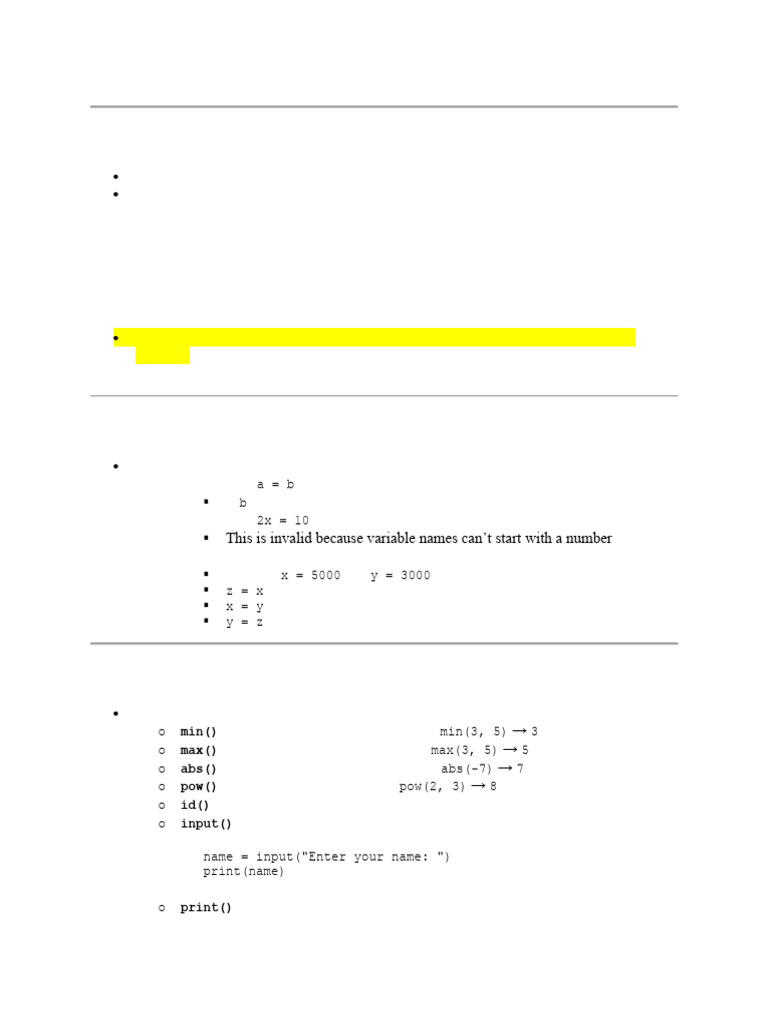 Understanding Python Data Types | PDF | Data Type | Python (Programming Language)