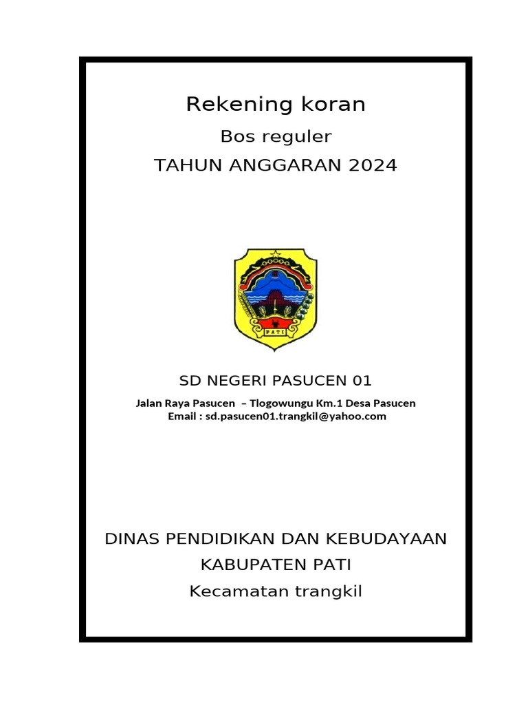 Cover Rekening Koran | PDF