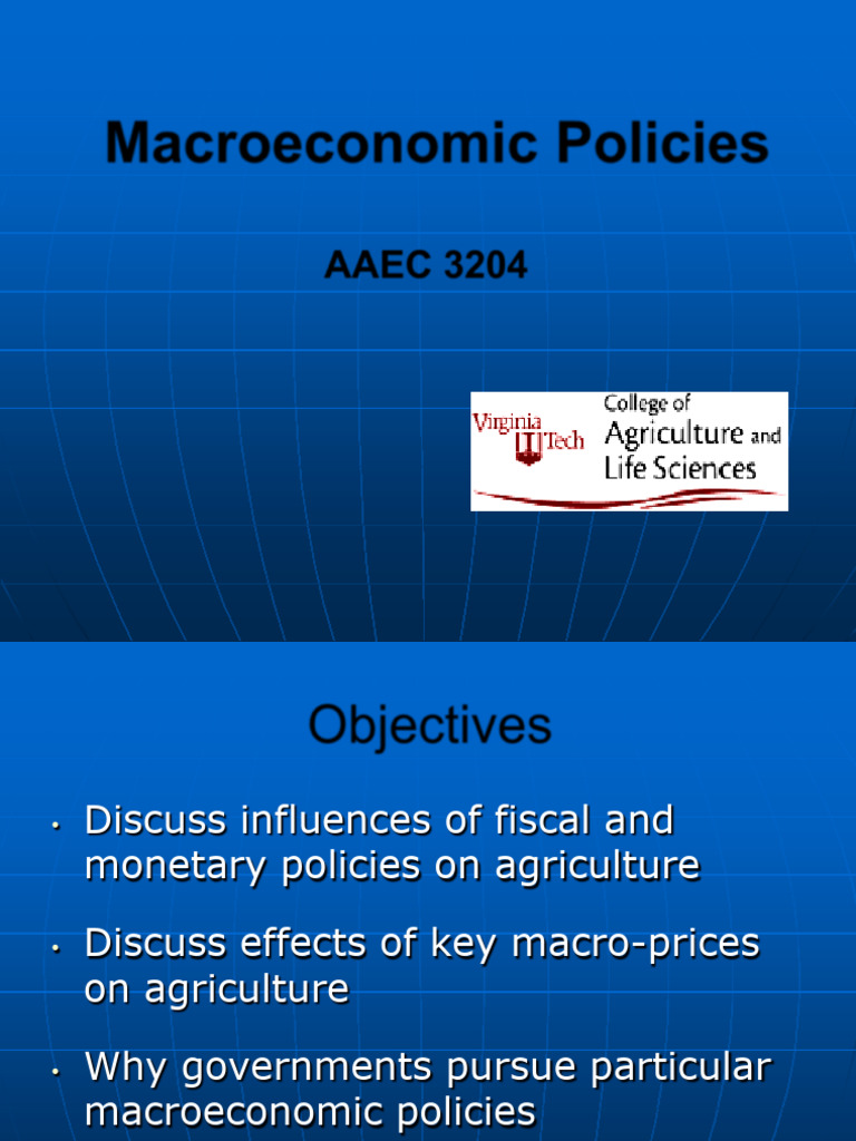 Agb Related-Macroeconomic Policies | PDF | Exchange Rate | Macroeconomics