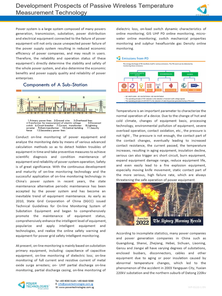 Development Prospects of Passive Wireless Temperature Measurement ...