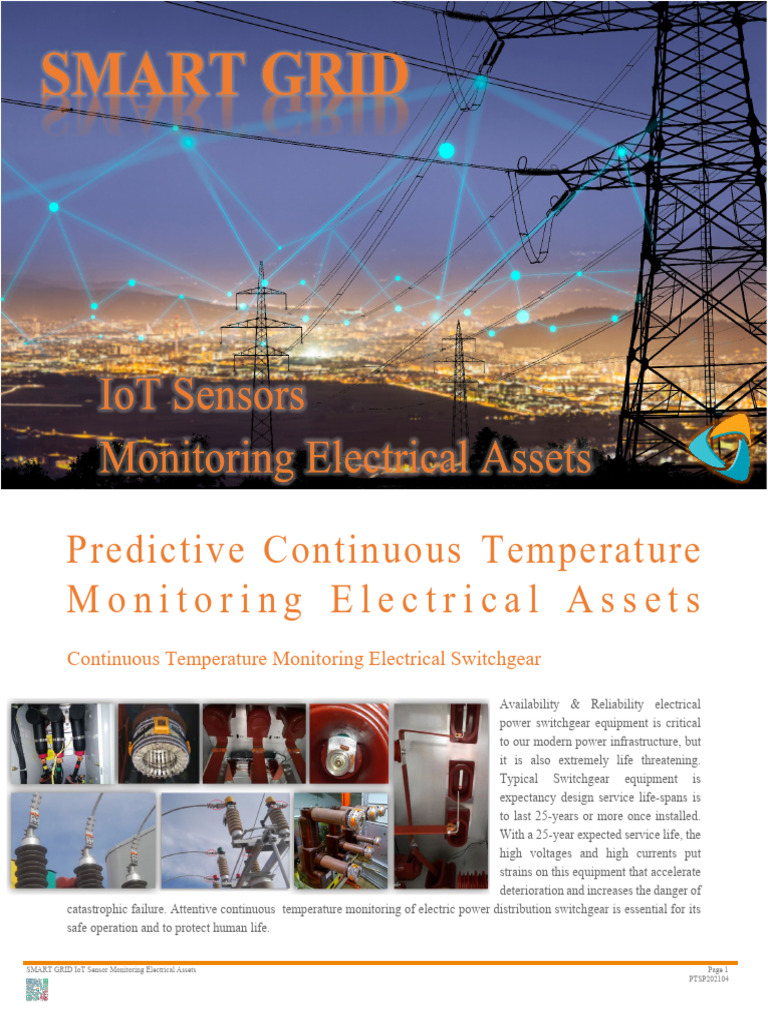 SMART GRID IoT Sensor Monitoring Electrical Assets - PTSP202104 | PDF ...