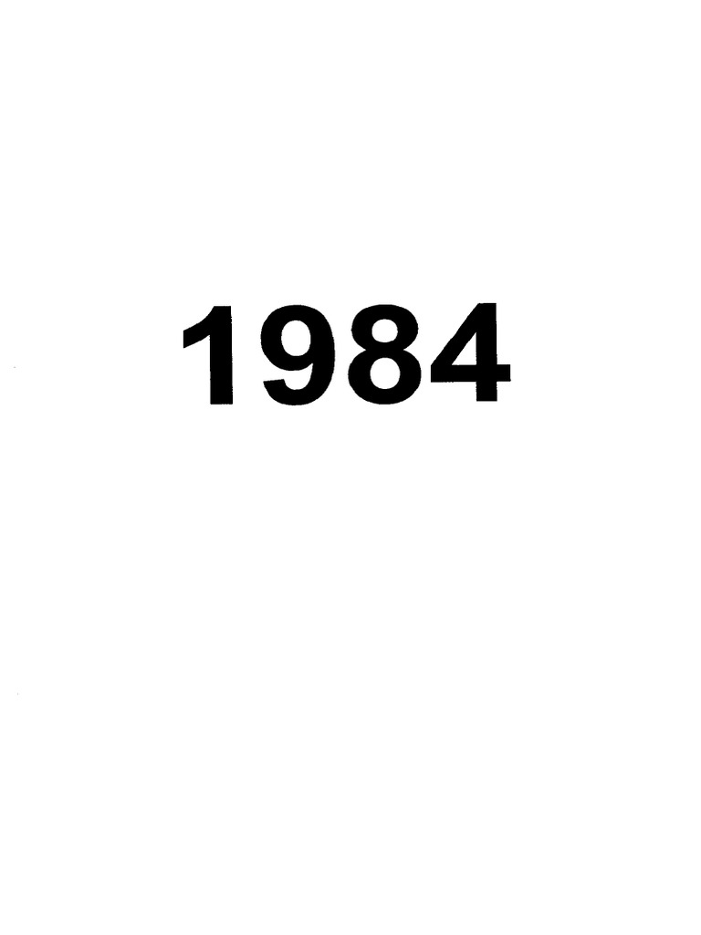 1984 Autor George Orwell | PDF