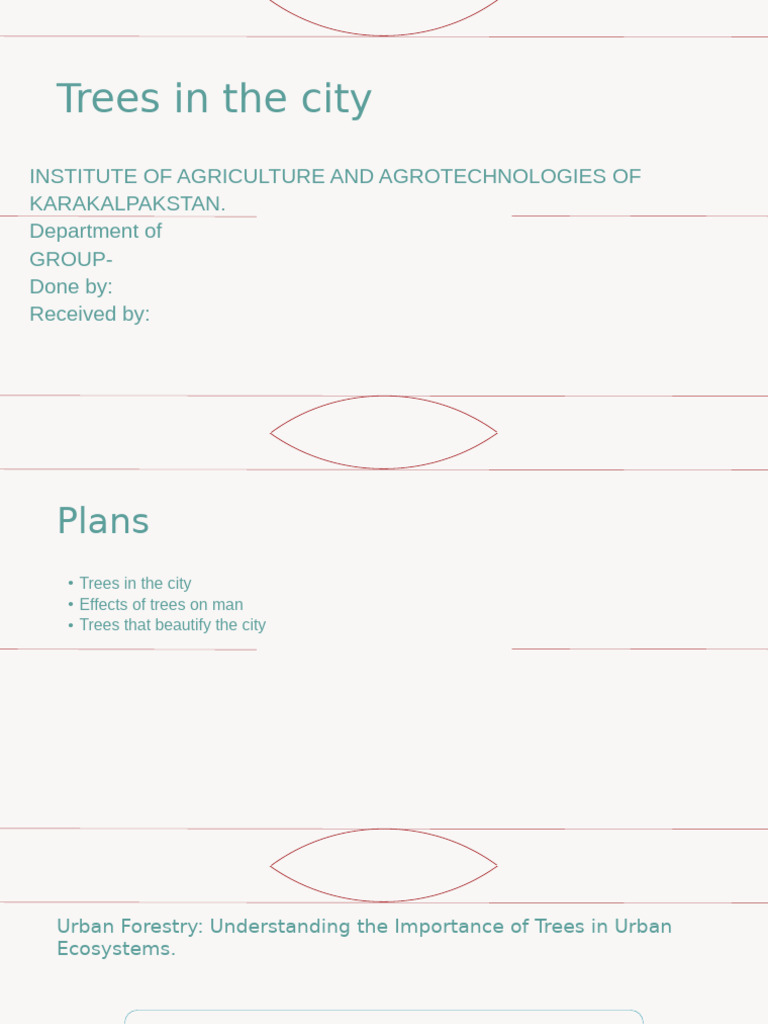 Trees in The City - PPTX - 20250116 - 235826 - 0000 | PDF | Air ...