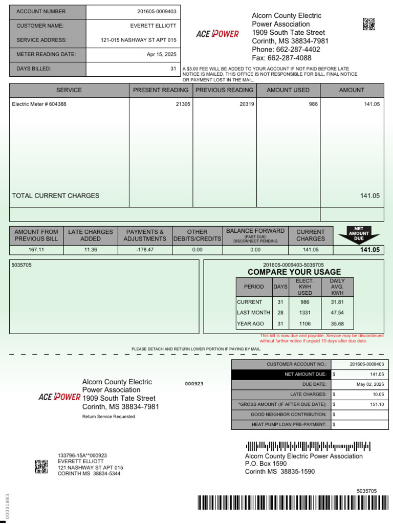 Bill | PDF | Personal Finance | Payments
