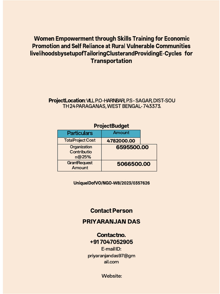 Gangasagar Unnyani Samiti | PDF