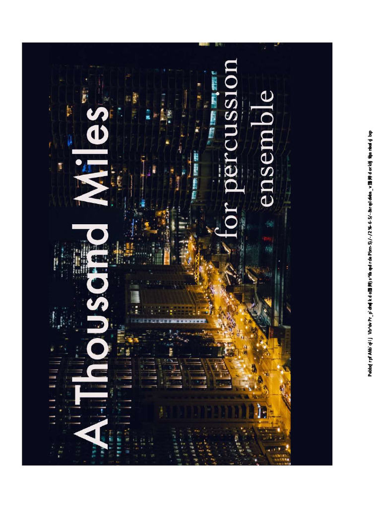 A Thousand Miles | PDF