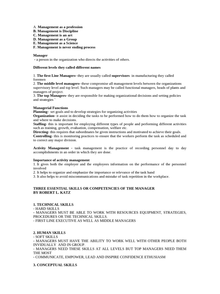 MN 2 Handouts Final Version 2 | PDF | Skill | Employment