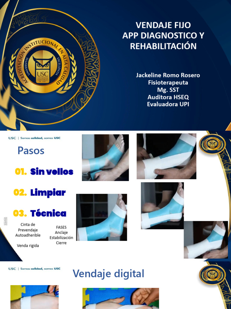 Vendaje Fijo - App Reh-Dx | PDF