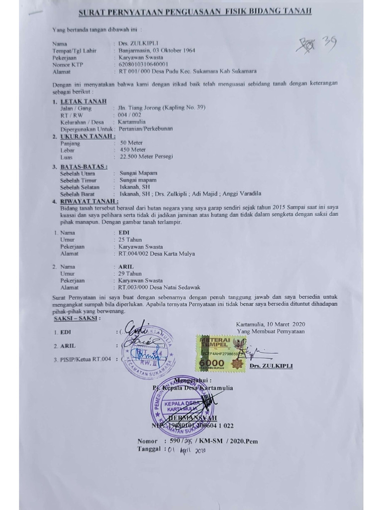 SKT Drs Zulkipli s39 | PDF