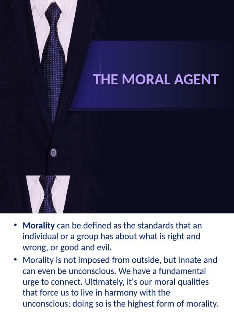 Lesson 2 THE MORAL AGENT | PDF | Morality | Etiquette