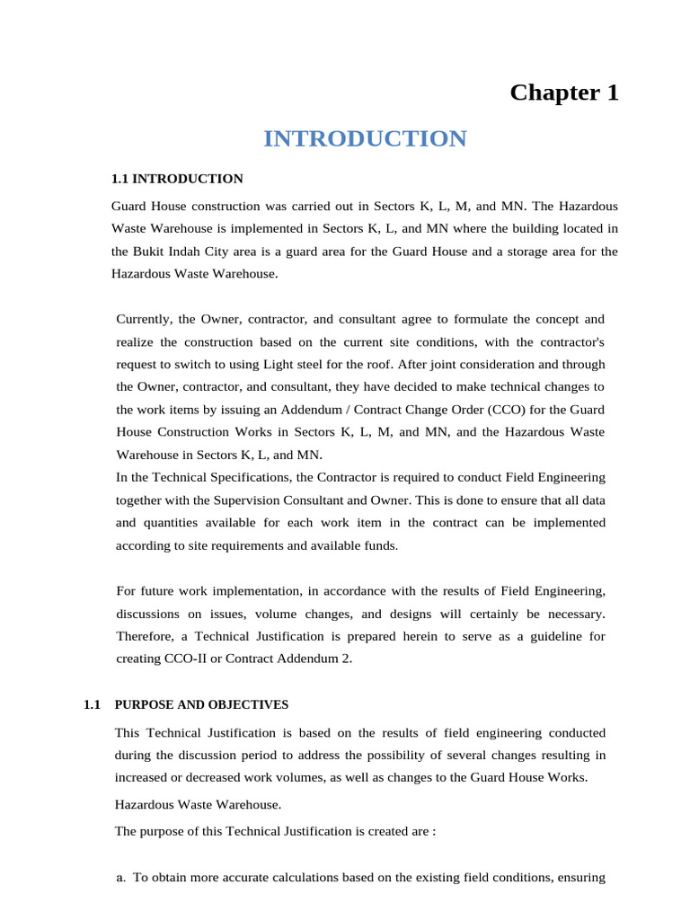 Justification Technic PT. Enhaka Baja | PDF | Specification (Technical ...